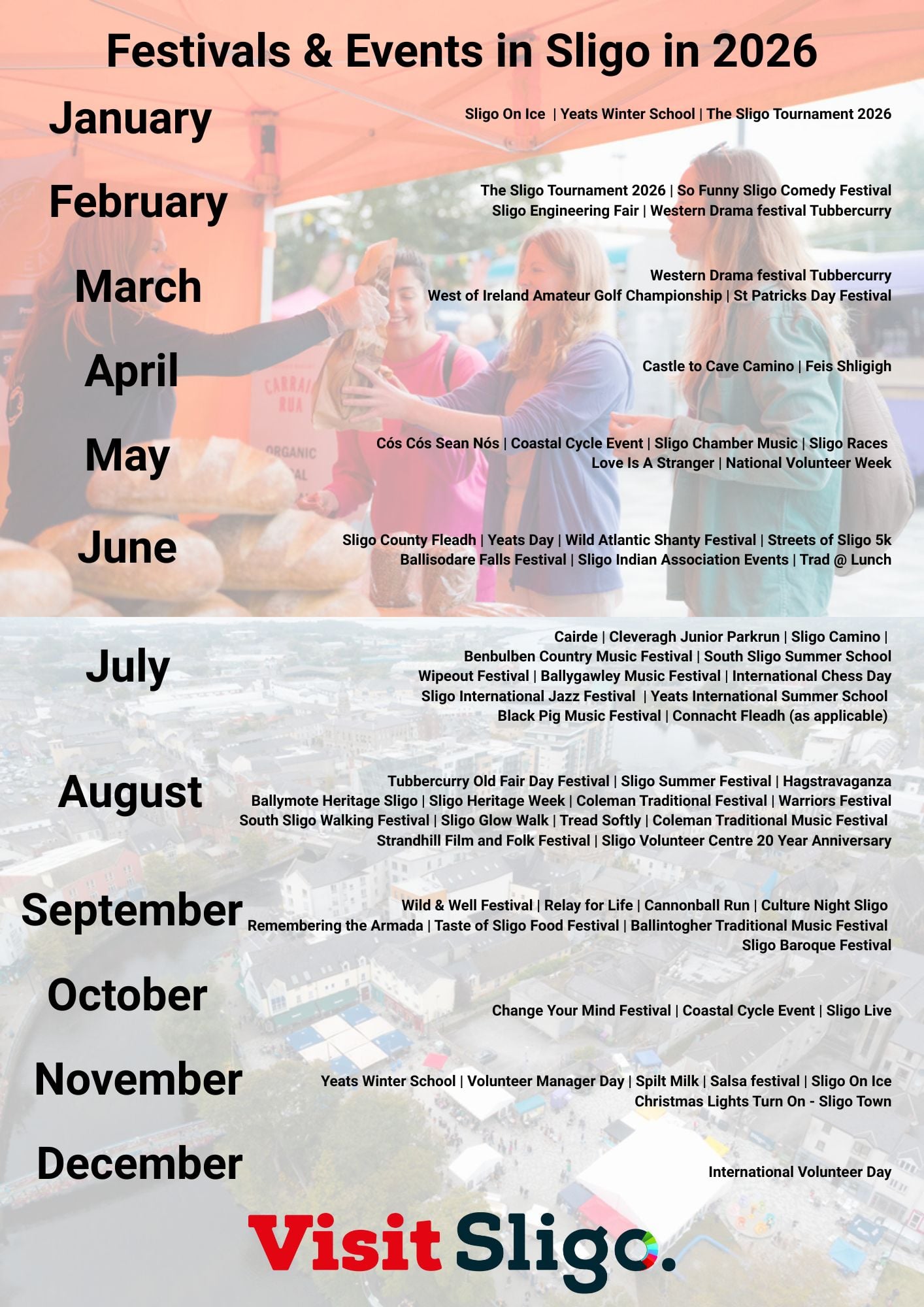 Sligo Festivals & Events Calendar | Best Things to Do